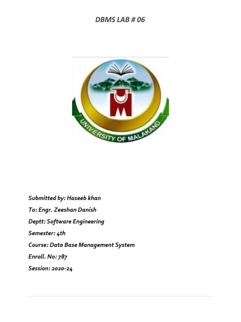 Lab 06 | PDF | Computers