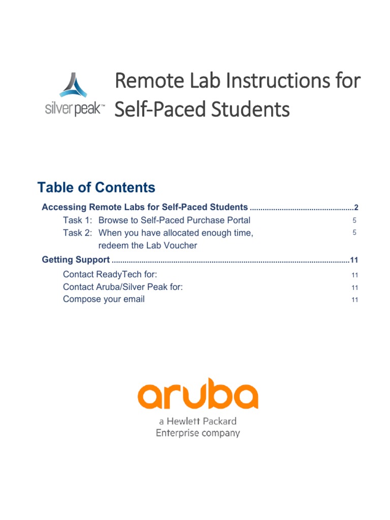 ASD - 9.x Remote Lab Instructions For Self-Paced Students | PDF ...