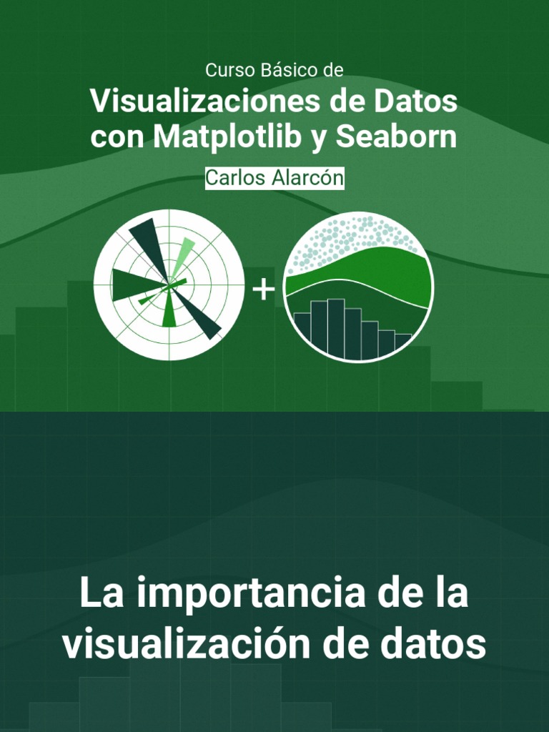 Slides Del Curso Basico de Matplotlib Seaborn | PDF