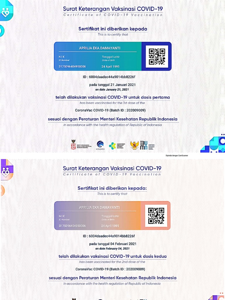 Vaksin Lab Aprilia Eka Damayanti | PDF