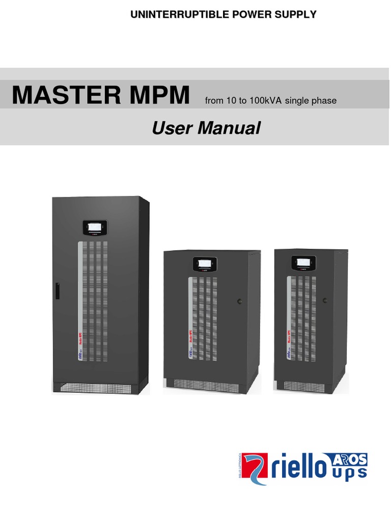 MPM UPS User Manual: Safety & Guidelines | PDF | Personal Protective ...