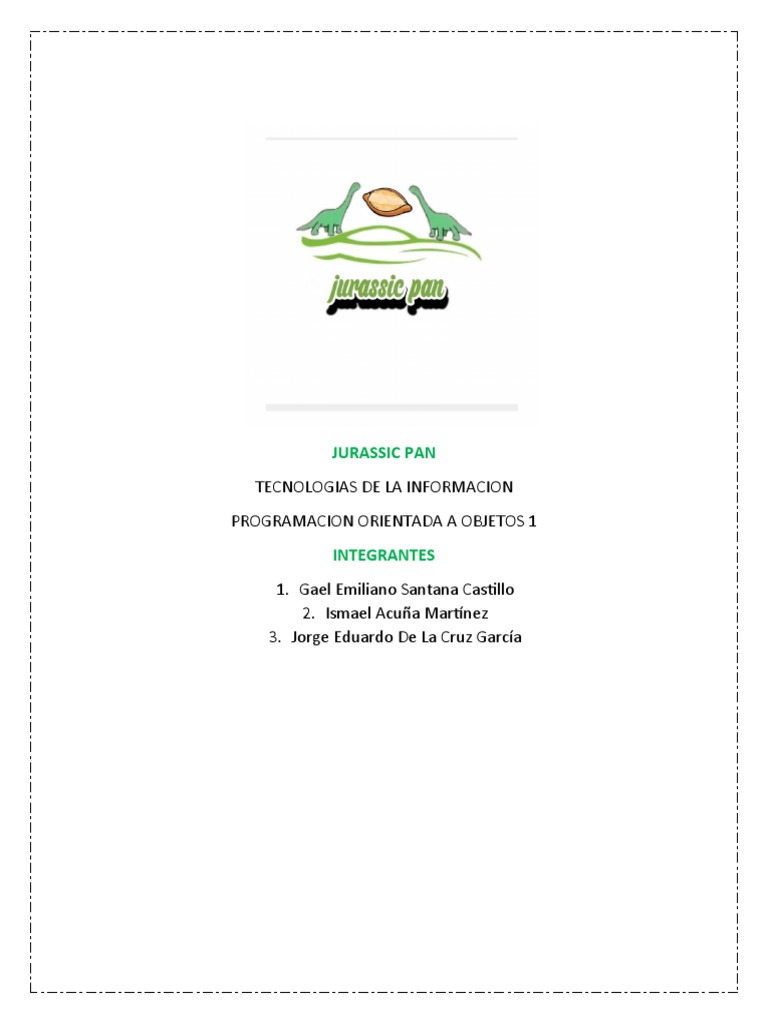 Jurassic Pan 2 | PDF