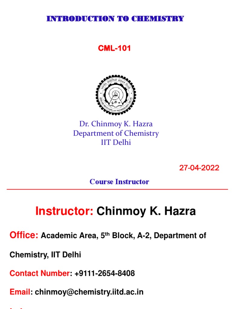 1 CML-101 - Nomenclature and Projection | PDF | Chirality (Chemistry ...