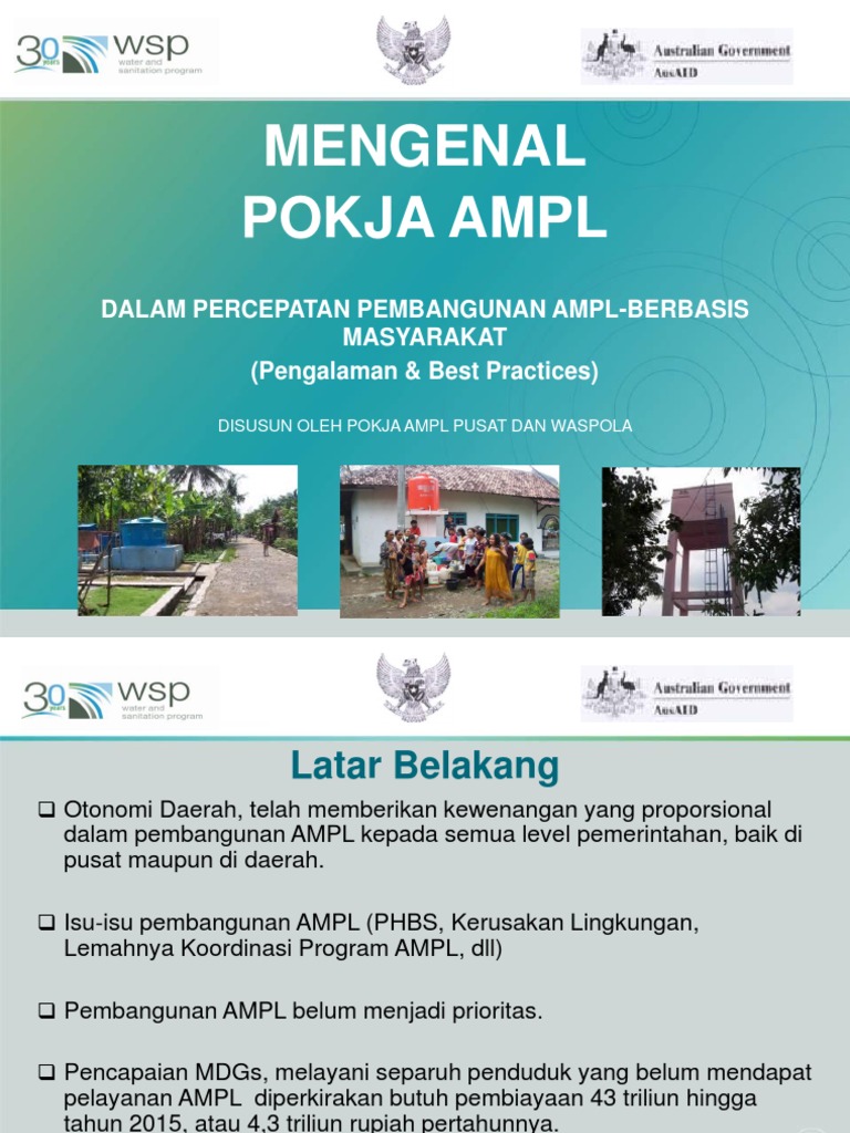 Mengenal Pokja AMPL | PDF