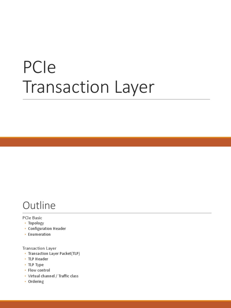 PCIE Transaction Layer Introduction | PDF | Network Protocols | Internet Protocols