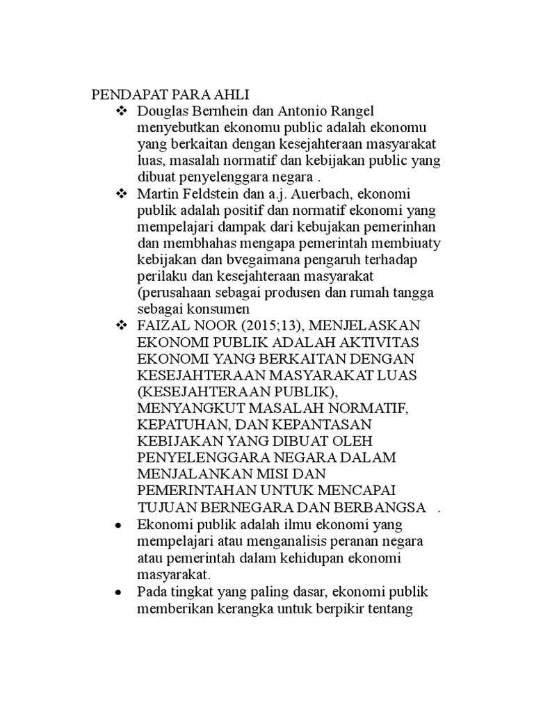 Pendapat para Ahli | PDF | Politik | Ilmu Sosial
