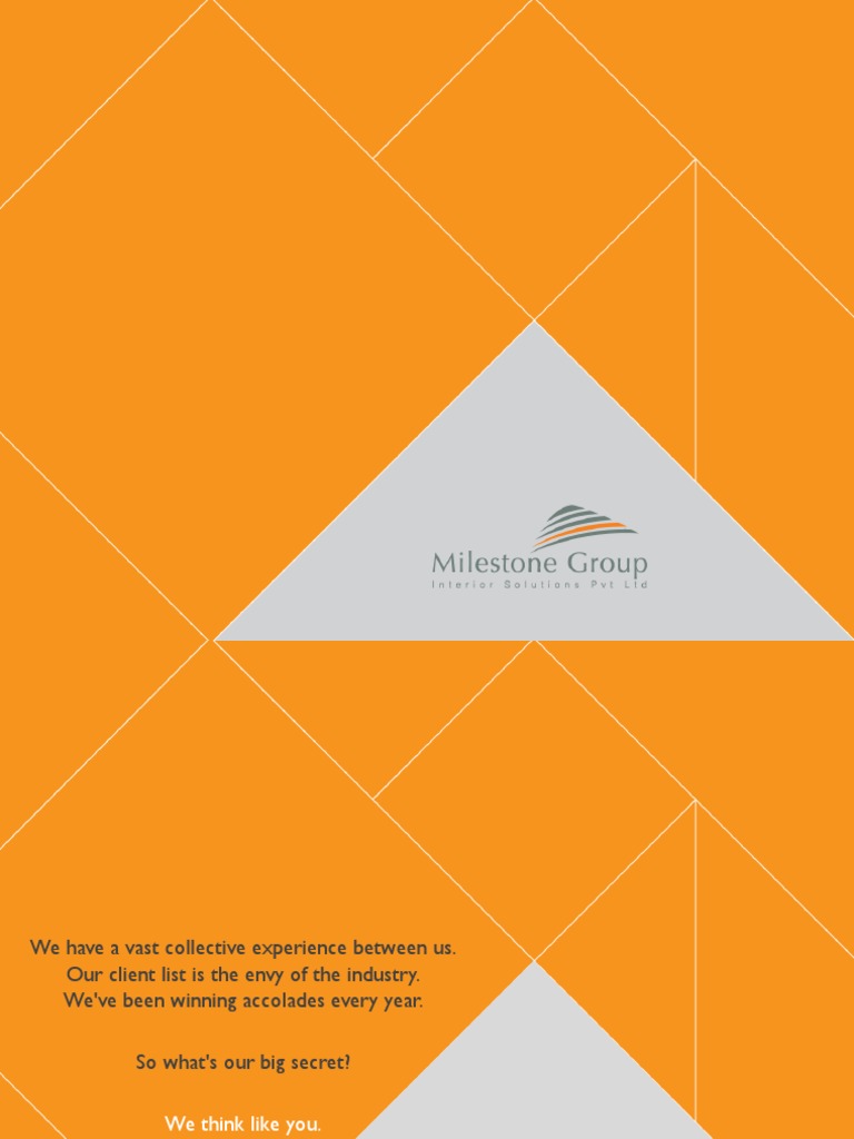 Milestone Profile | PDF | Economic Sectors