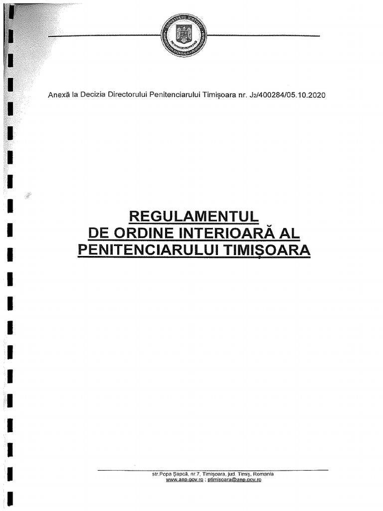 ROI Penitenciar Timisoara | PDF