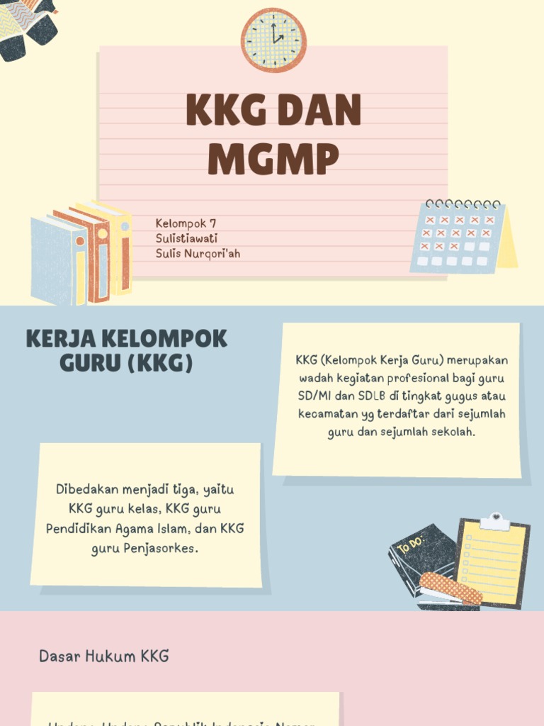 Presentasi Kel 7 KKG Dan MGMP | PDF