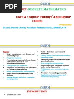 Group Theory Powerpoint | PDF | Group (Mathematics) | Integer