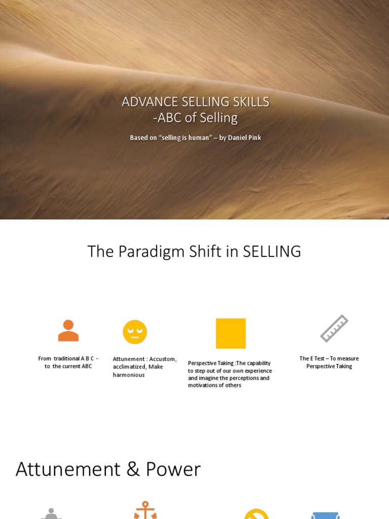 ABC of Selling | PDF | Perception | Psychology