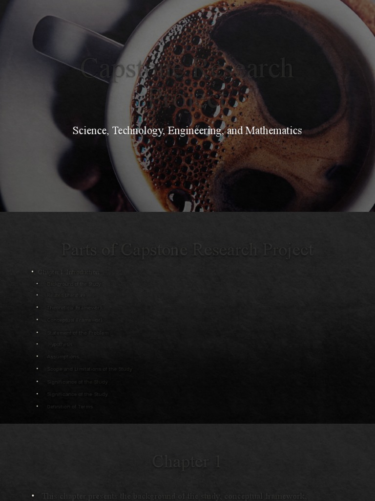 Research Capstone Project PPT AY 2020 2021 | PDF