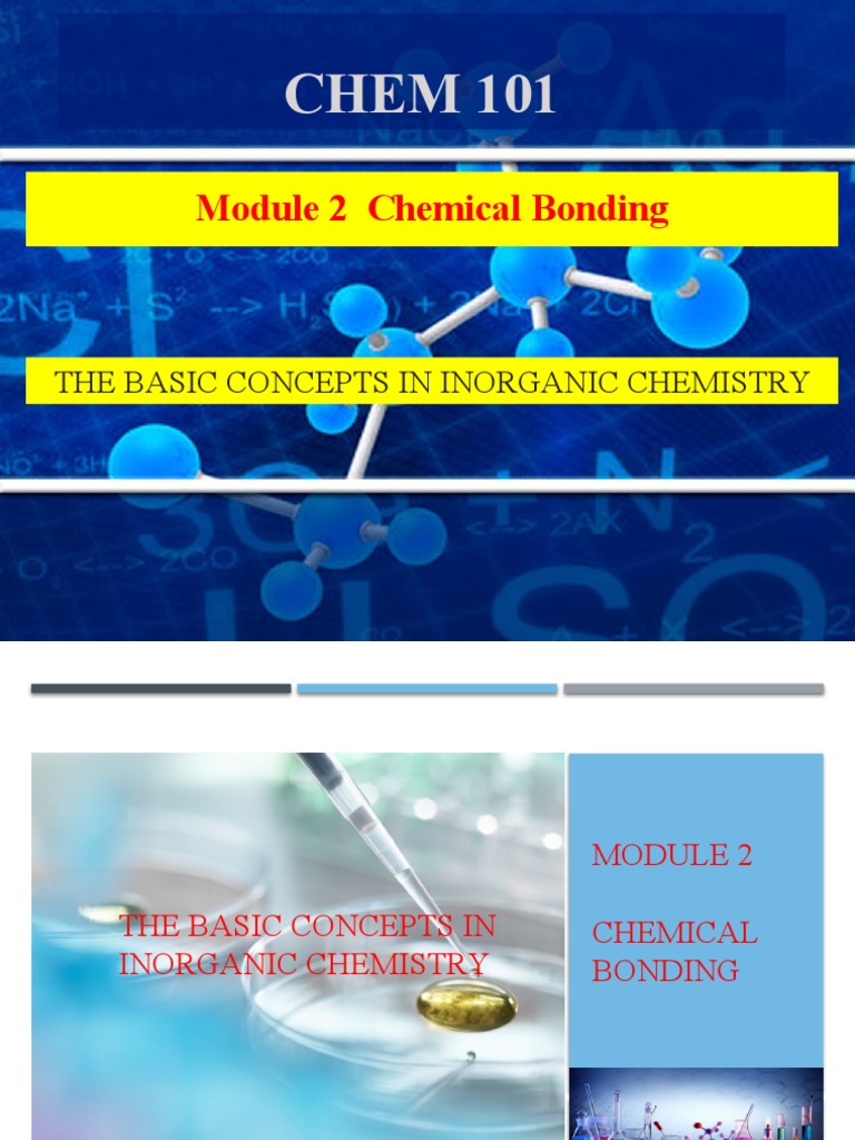 Module 1 | PDF | Chemical Bond | Chemical Compounds