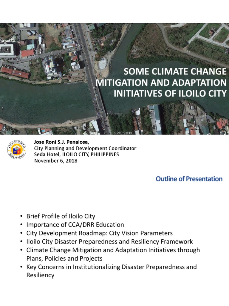 Iloilo City Urban Planning and Design For Climate Resilience | PDF