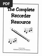 The Alto Recorder A Comprehensive New Method | PDF | Musical Forms ...