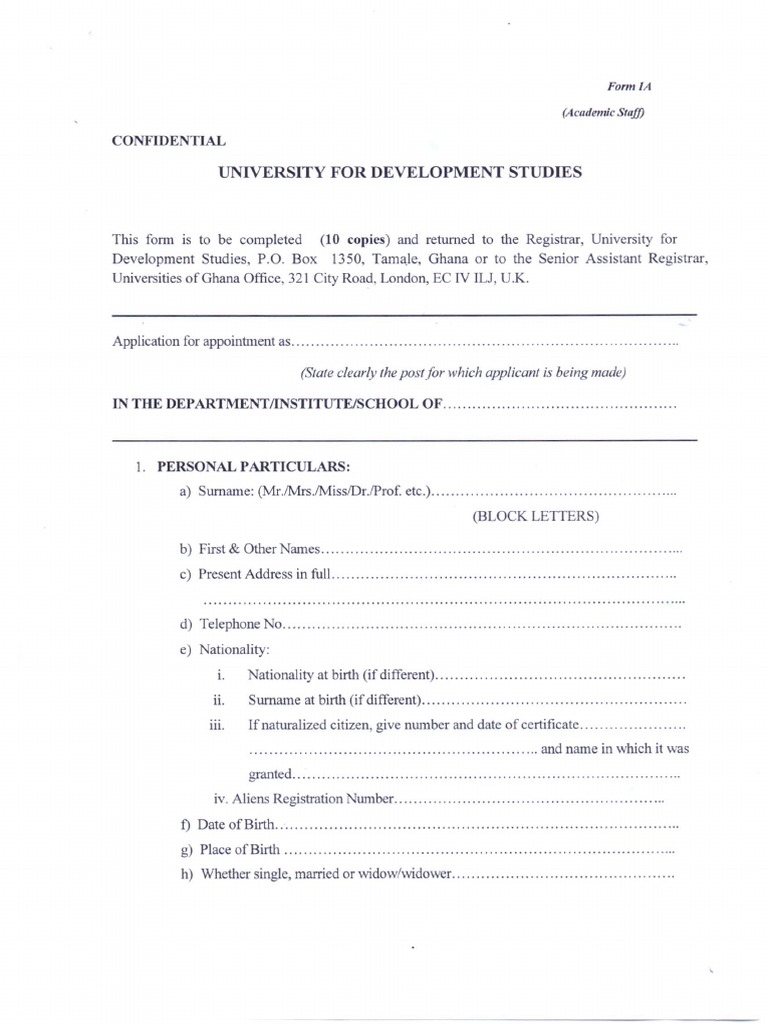 Application Form SNR Members-1 | PDF
