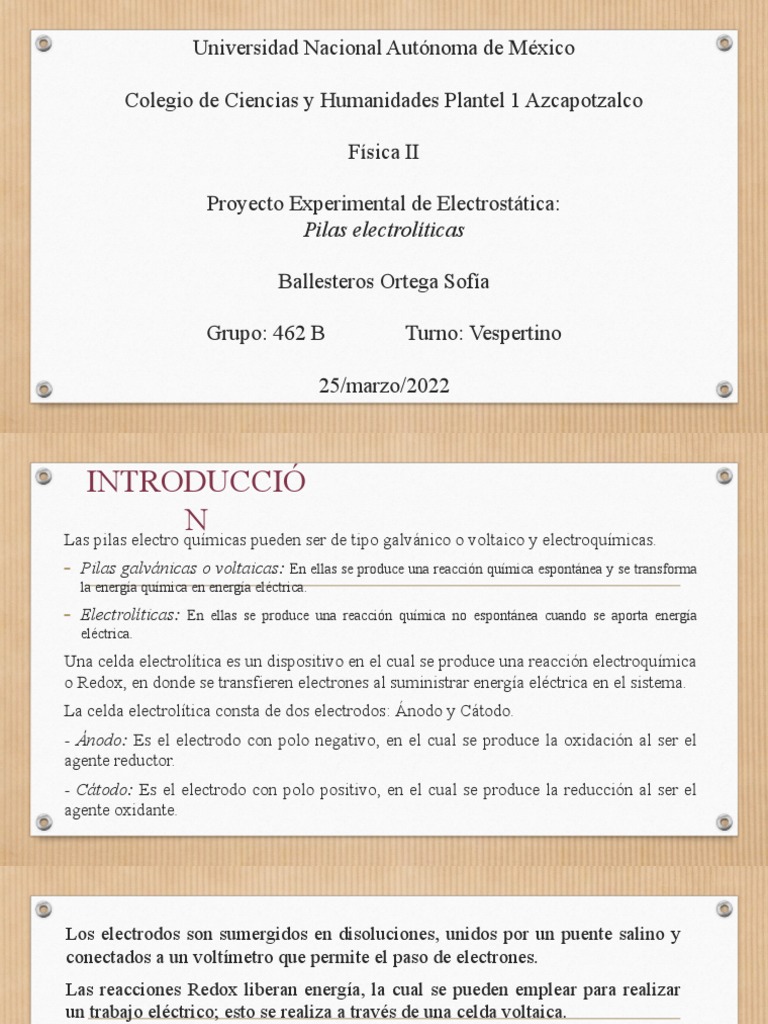 Proyecto Experimental de Electrostática | PDF | Ánodo | Electrodo