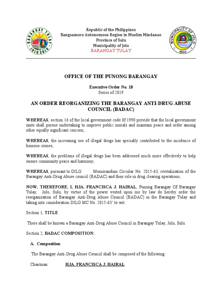 Badac Eo | PDF | Substance Abuse | Witness