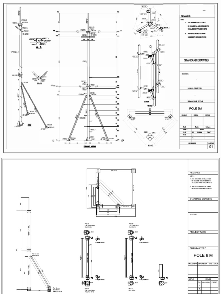 Standard Drawing Pole 6 M | PDF