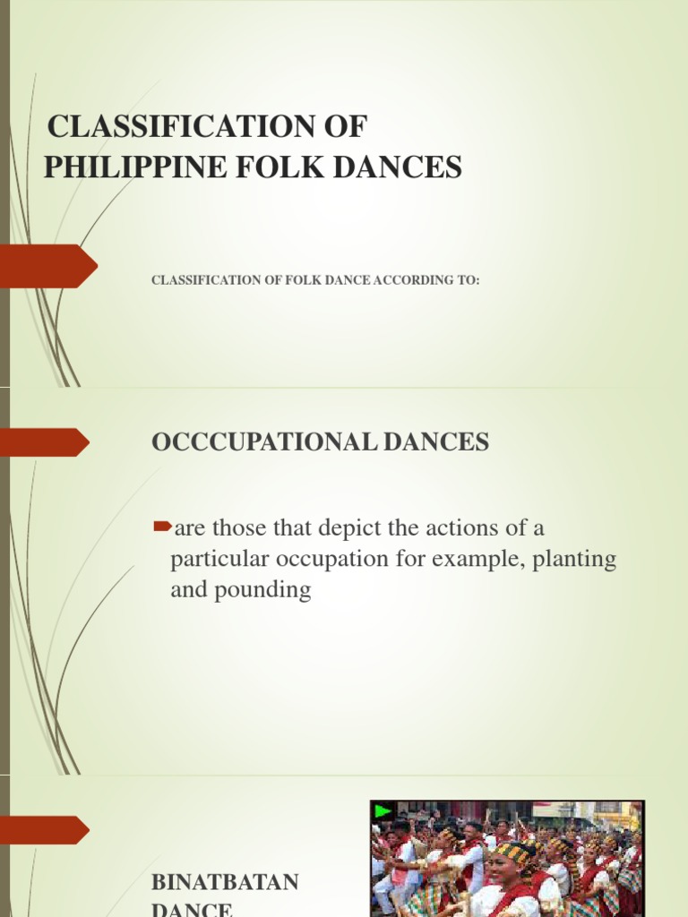 12 Classification of Dance 2 | PDF | Dances