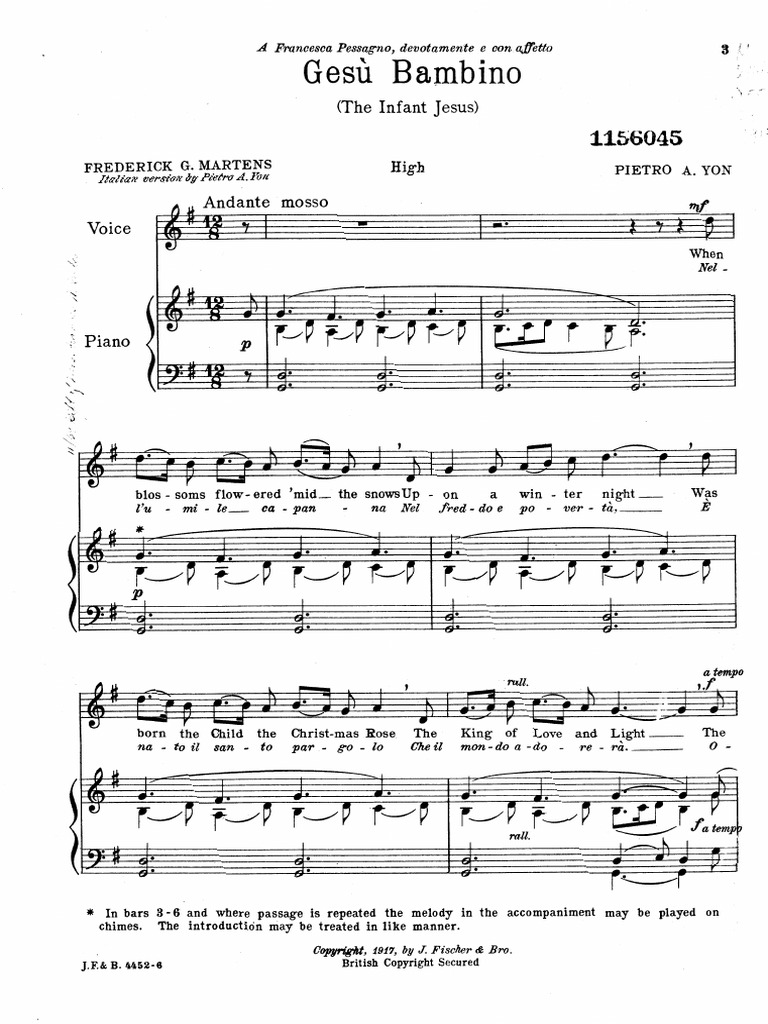 Pietro Gesu Bambino | PDF