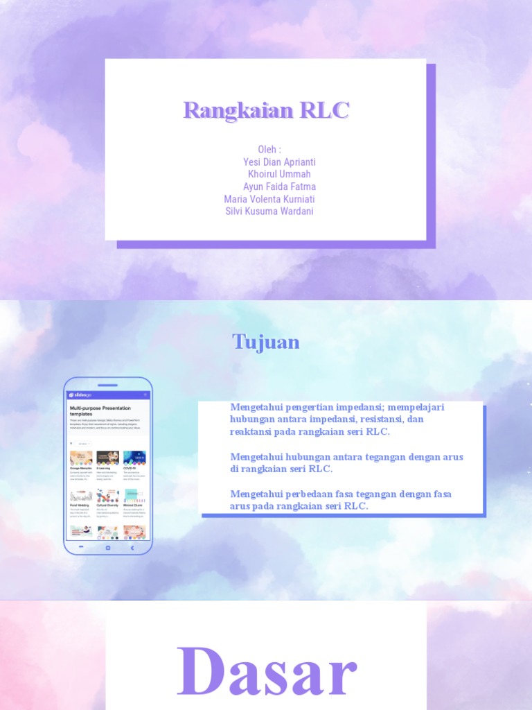 Rangkaian RLC + Tabel Percobaan - 1 | PDF