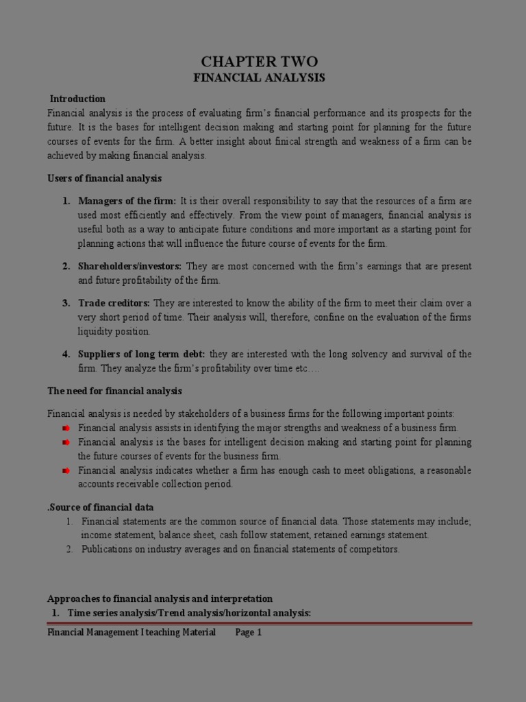 Chapter Two | PDF | Equity (Finance) | Balance Sheet