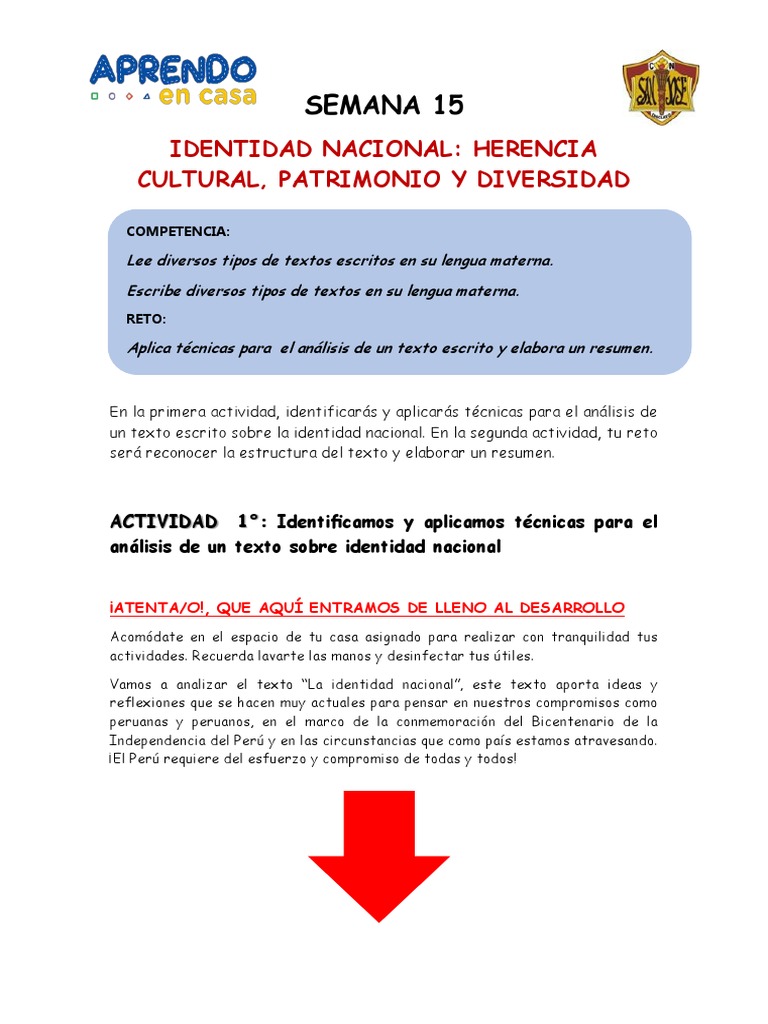 Tema Identidad | PDF | Perú | Nación