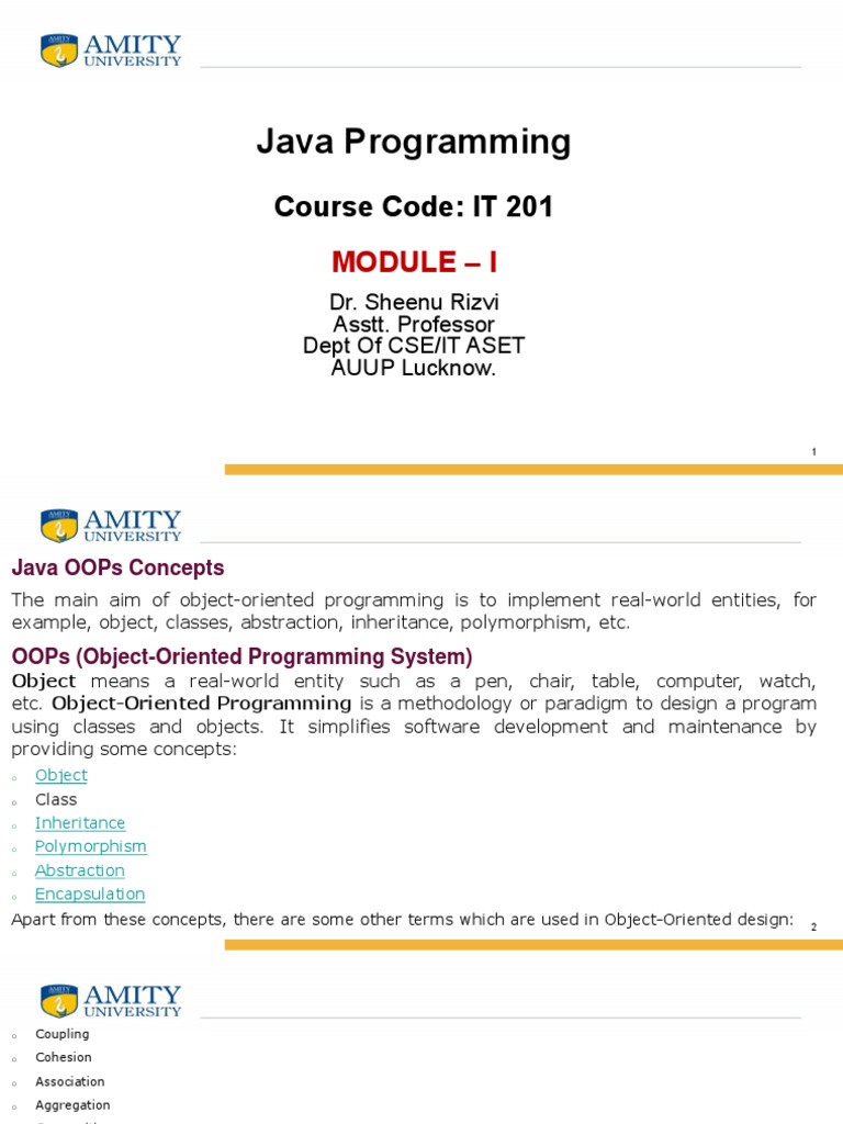 1 Ppt Module 20 Files Merged Pdf Java Software Platform Java Programming Language