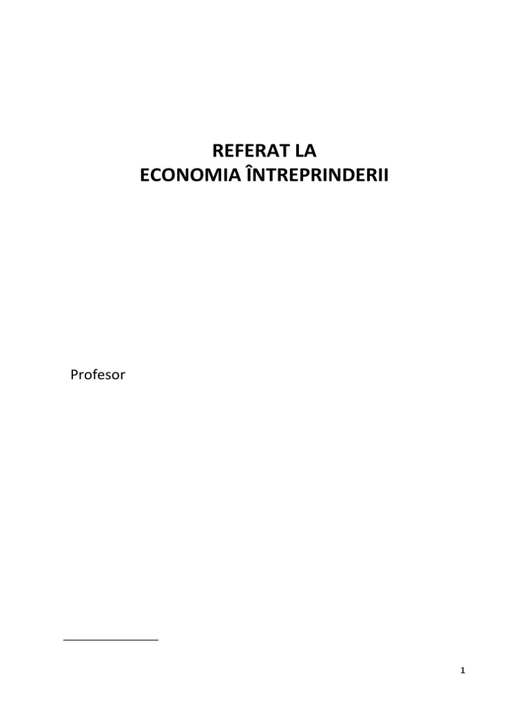 Referat Model | PDF