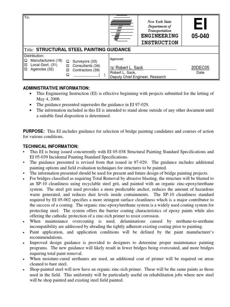Structural Steel Painting Guide | PDF | Corrosion | Paint