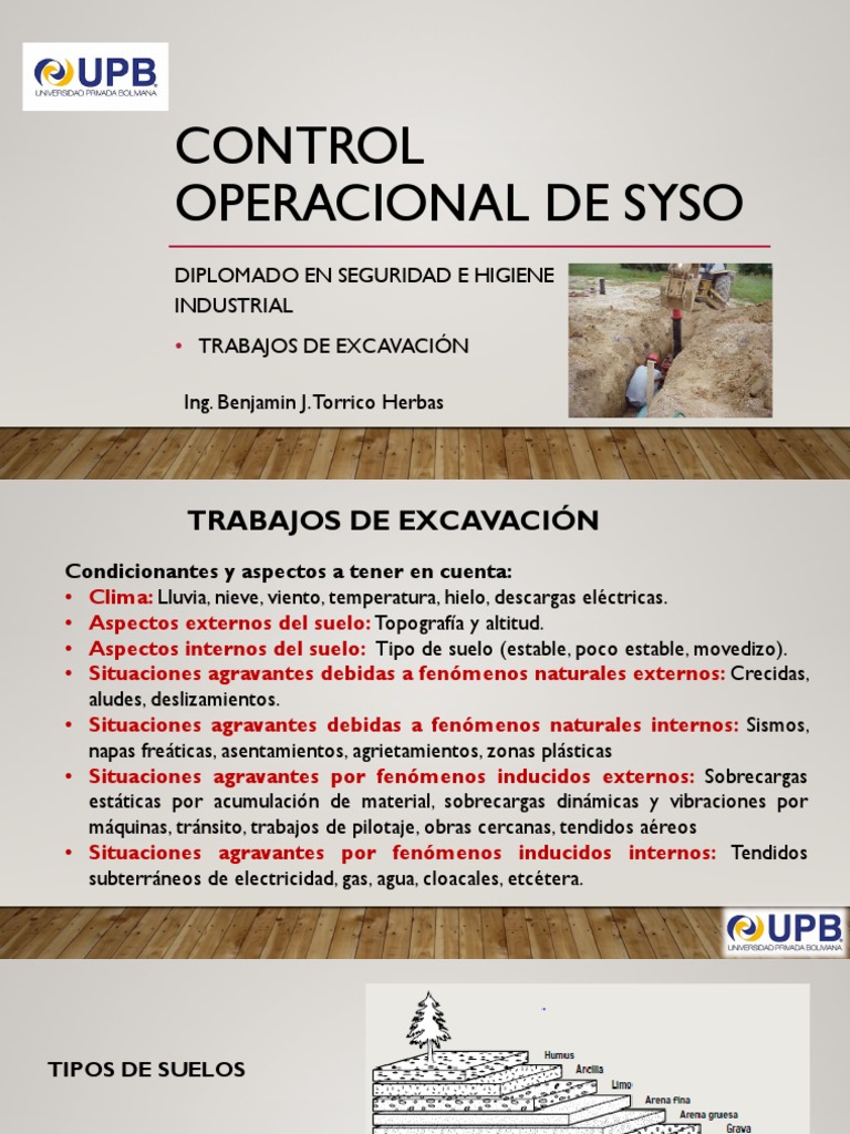 Gestión de riesgos y medidas de seguridad para excavaciones | PDF ...