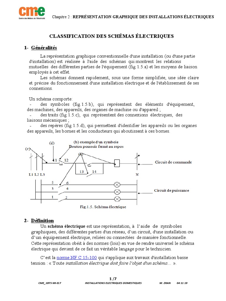 Classification des schémas électriques | PDF | Installation électrique ...
