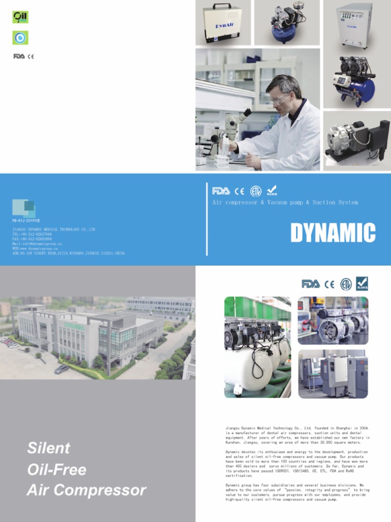 Dynamic Air Compressor Catalog | PDF