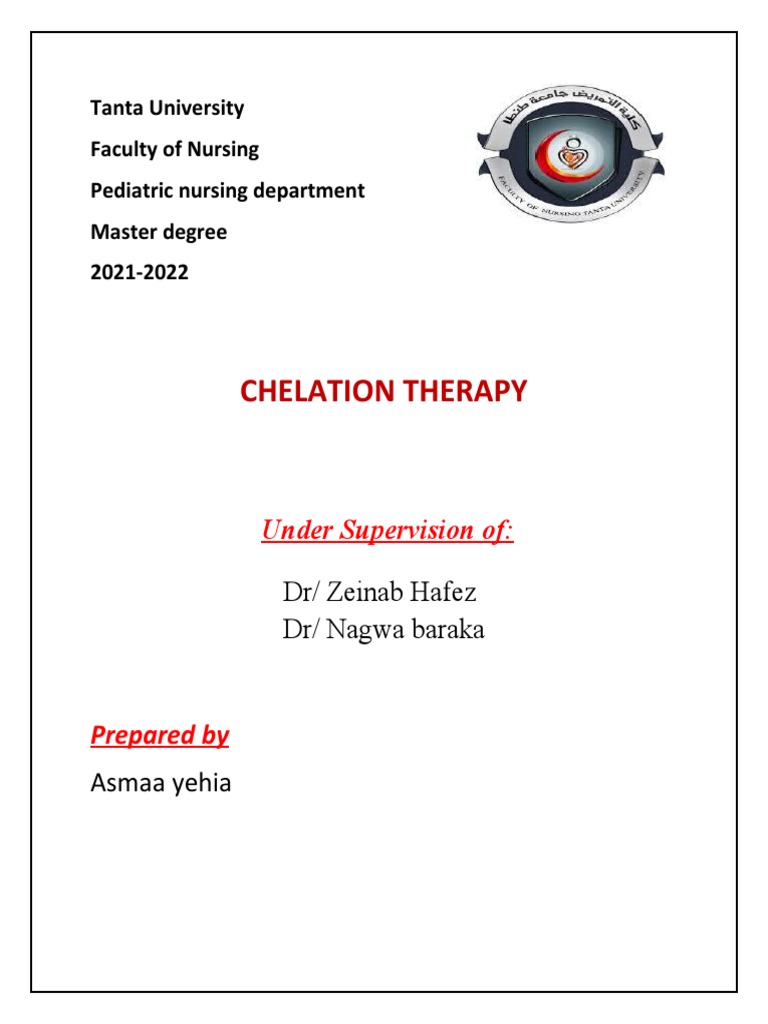 Chelation Therapy | PDF | Health Sciences | Medical Treatments