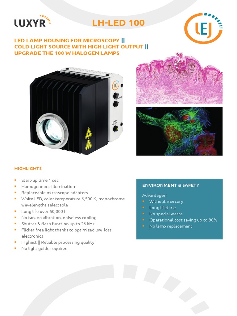 Lej DS Lh-Led 100 | PDF | Power Supply | Lighting