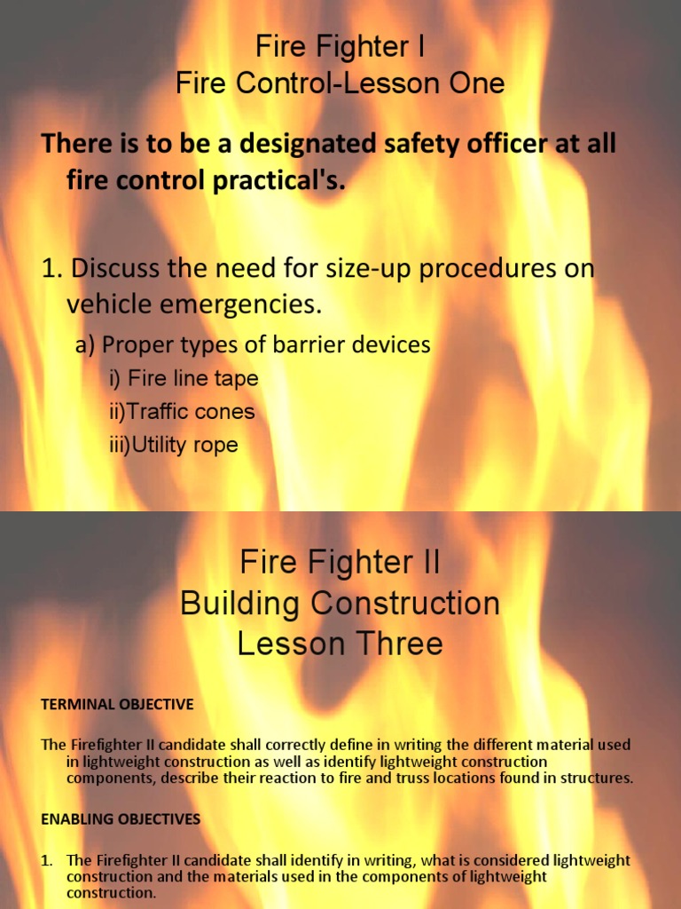 Building Construction and Fire Behavior | PDF