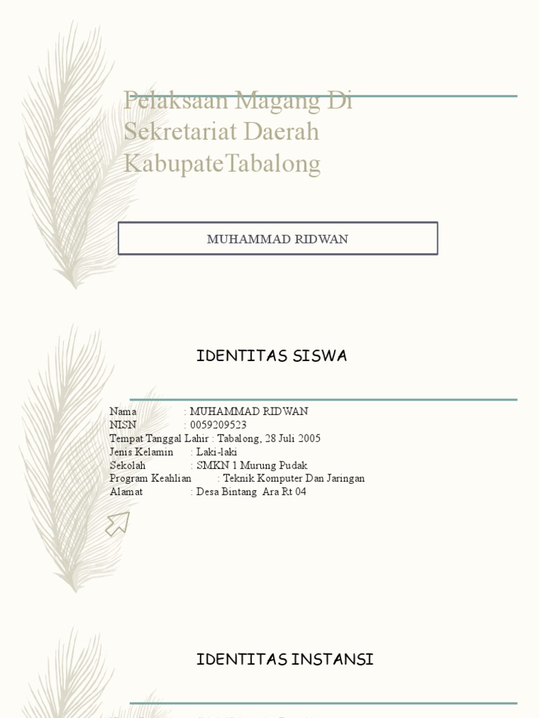 Magang M. Ridwan | PDF