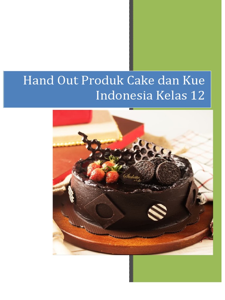 Hand Out Daring. Produk Cake Dan Kue Indonesia | PDF