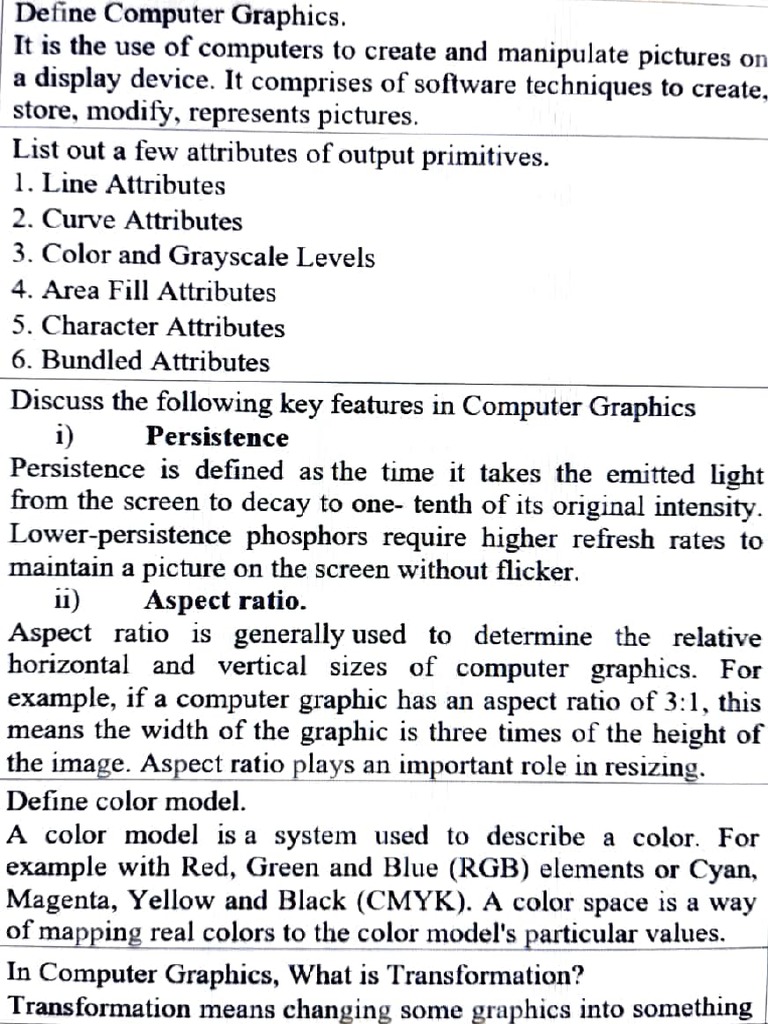 Bundled Attributes: Width Graphic Is Times | PDF | Computers ...