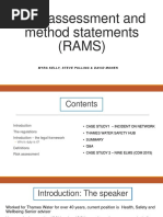 RAMS Development and Guidance Template | PDF | Occupational Safety And ...