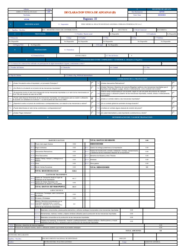 Aduana | PDF | Business | Economias