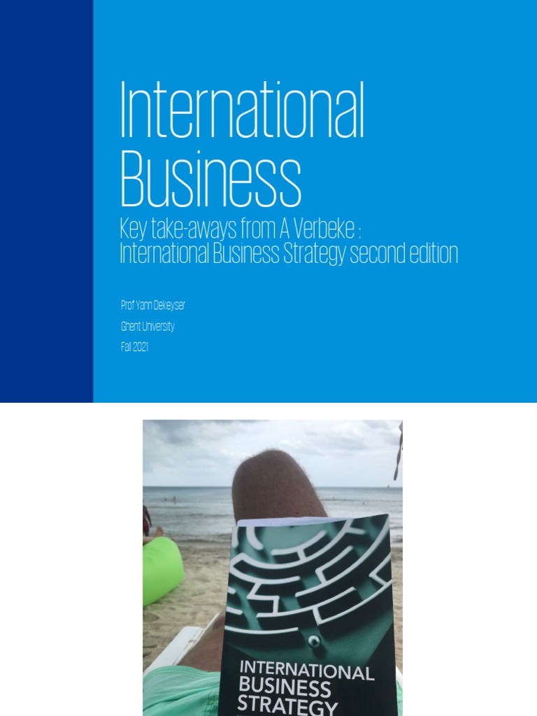 International Business Strategy Slides Book 2021 Lean | PDF