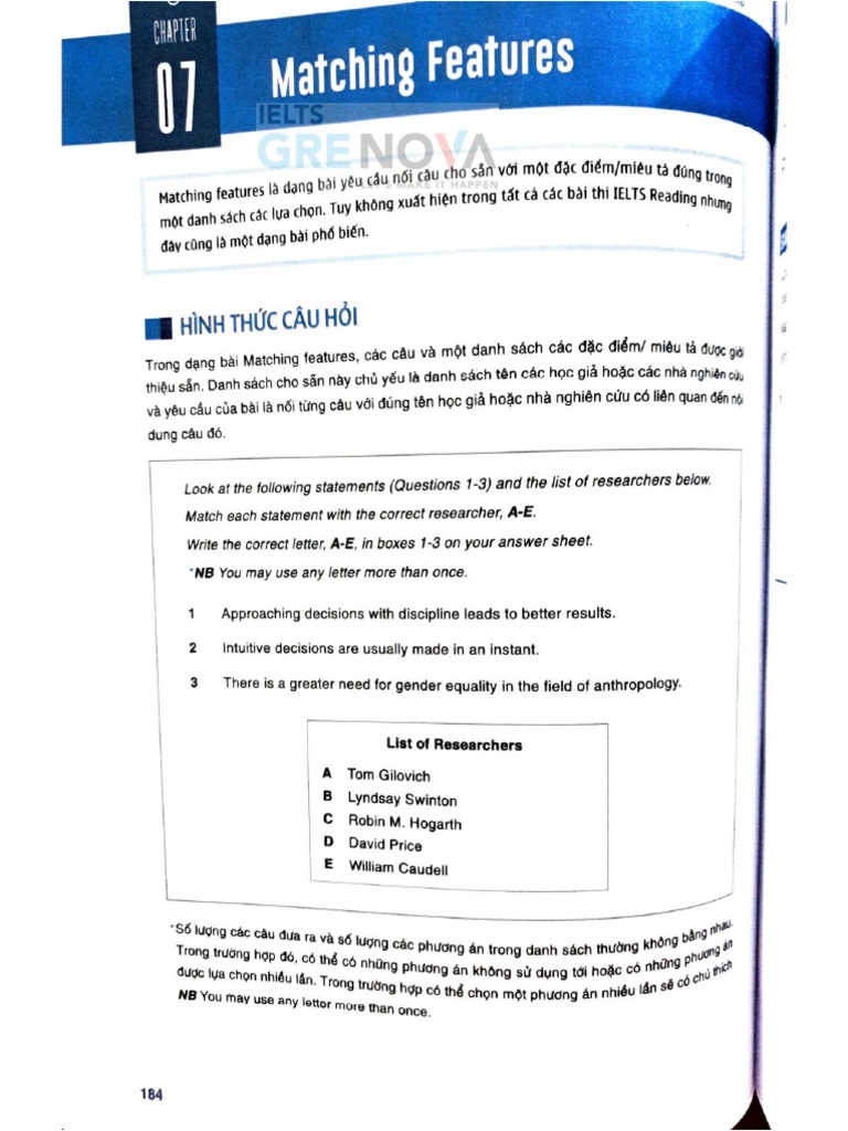 Hacker IELTS READING-CHAPTER 7 | PDF