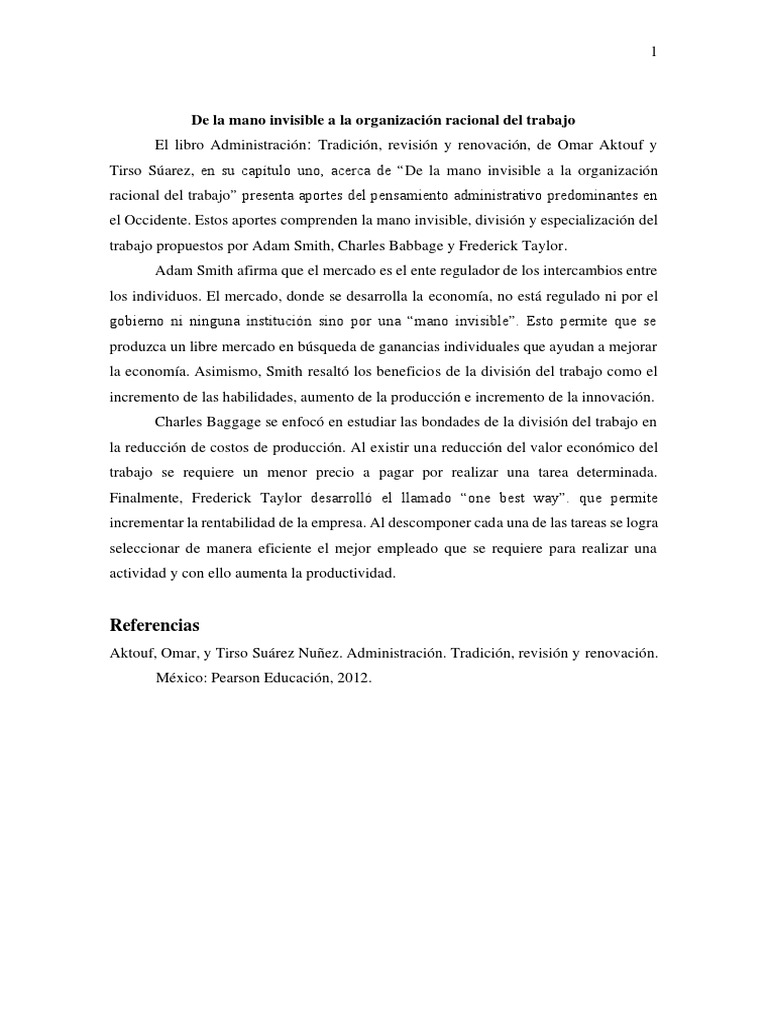 Mano Invisible | PDF