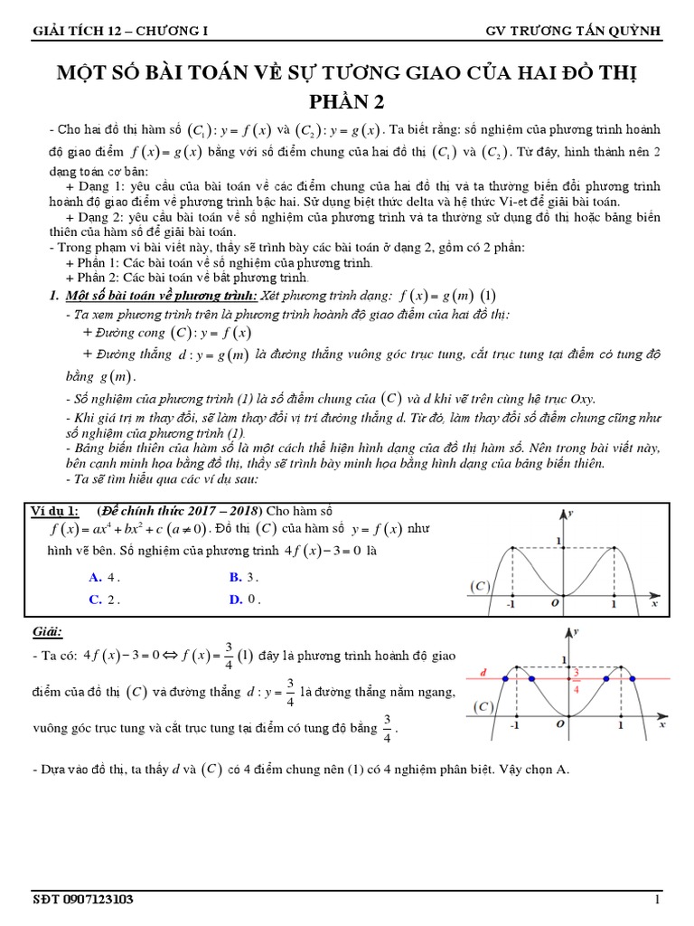 Su Tuong Giao Cua Hai Do Thi (Phan 2) | PDF