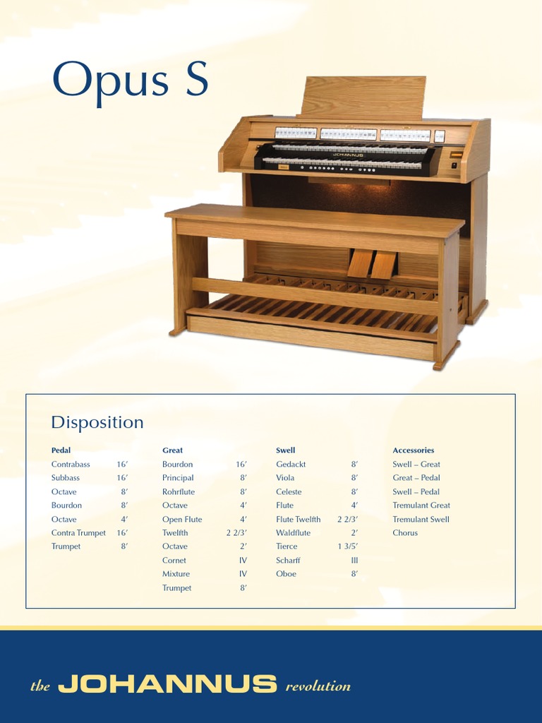 Catalogo Opus S | PDF | Sound Recording | Musical Instruments