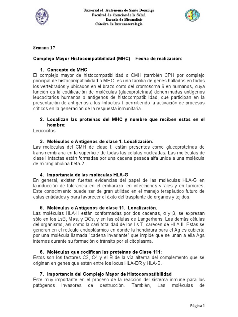 Semana 17 MHC | PDF