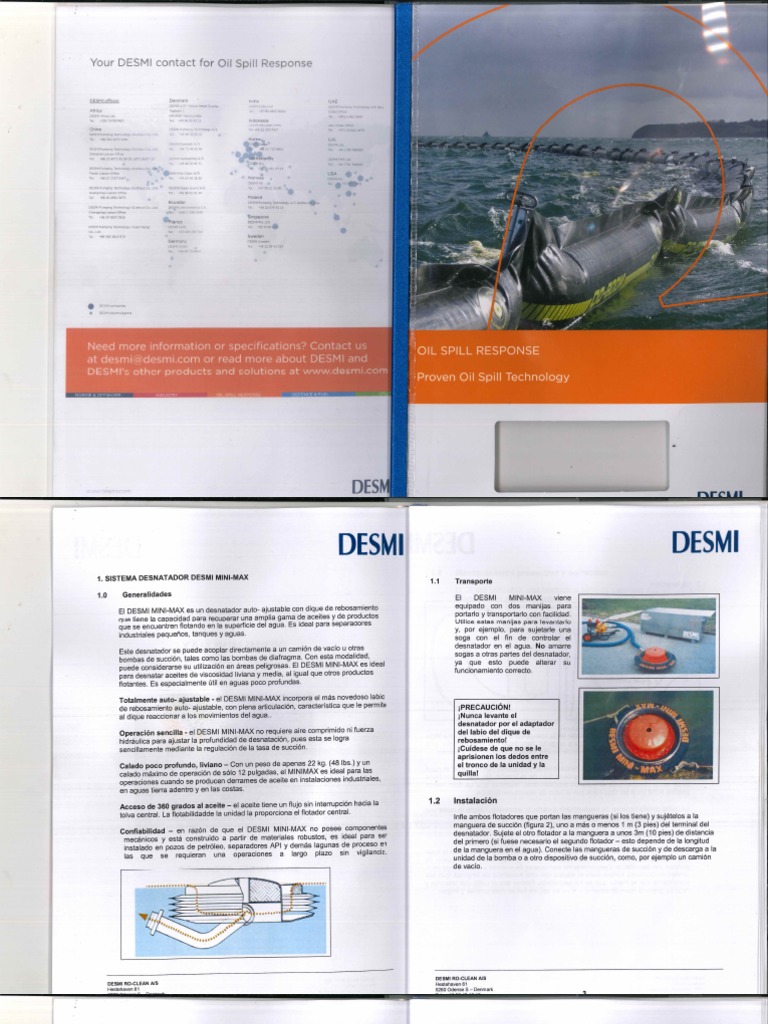 Oil Spill Response - Libro 1 | PDF