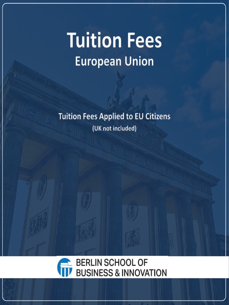 BSBI Tuition Fees - EU Students | PDF | Fee | Tuition Payments